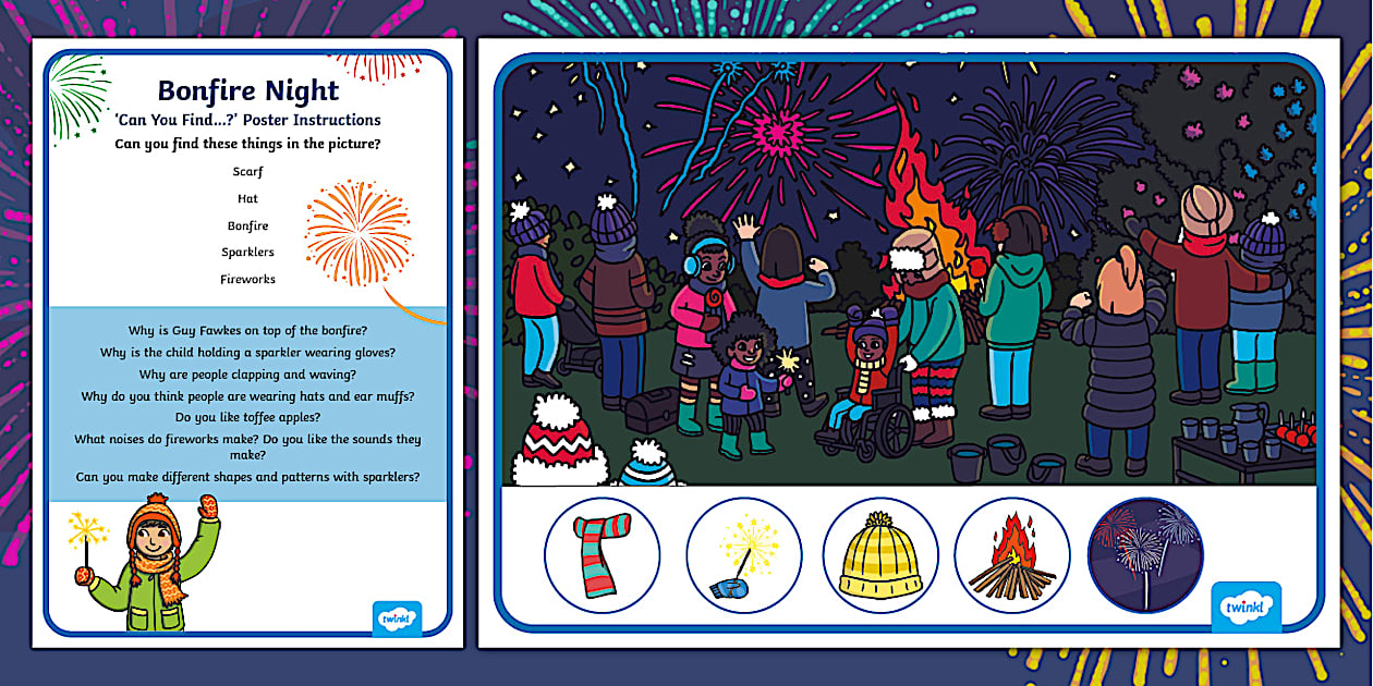 Bonfire Night Poster | Fun & Interactive | Teacher Resources