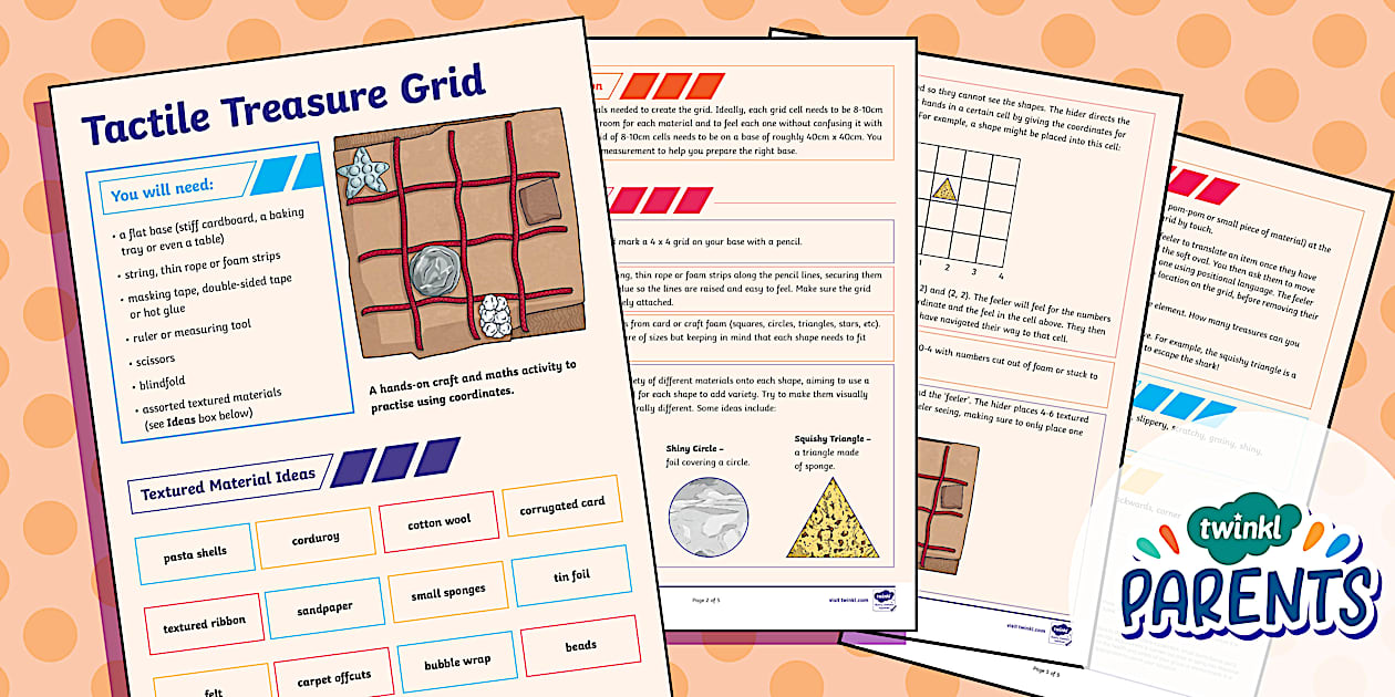 👉 SEND Maths Support: Tactile Treasure Grid (Year 6 Level)