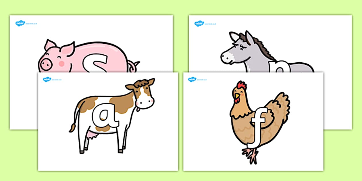 A-Z Alphabet on Farm Animals (teacher made) - Twinkl