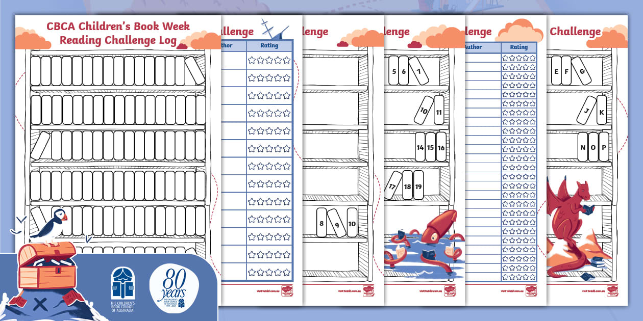 FREE! - CBCA Book Week 2025 Reading Challenge Log - Events