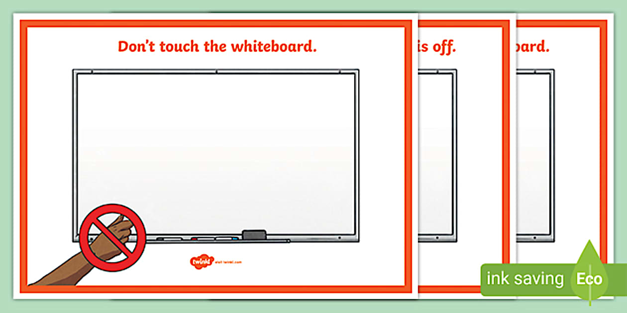 Interactive Whiteboard Rules for Schools - Display Posters