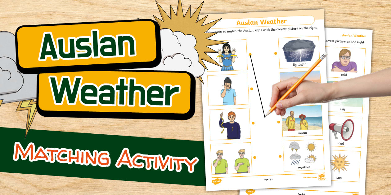 Auslan Weather Matching Activity