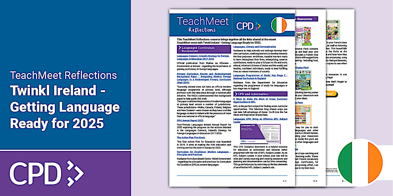TeachMeet Reflections - Getting Language Ready for 2025