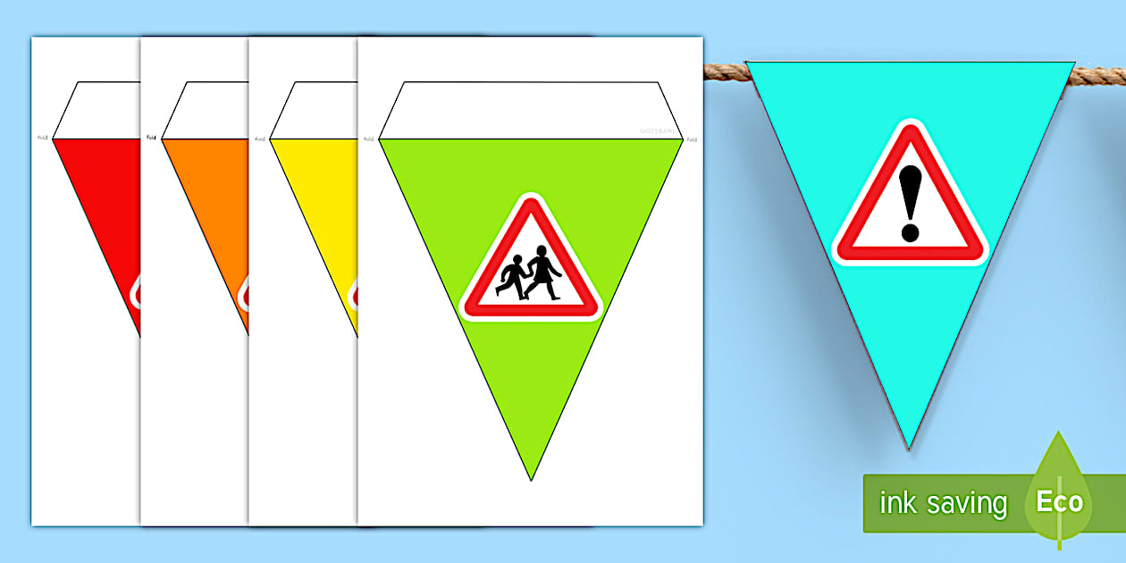 Road Safety Bunting (Teacher-Made) - Twinkl