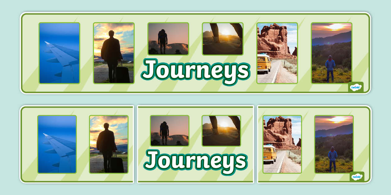 * NEW * Journeys Photo Display Banner - Twinkl Display