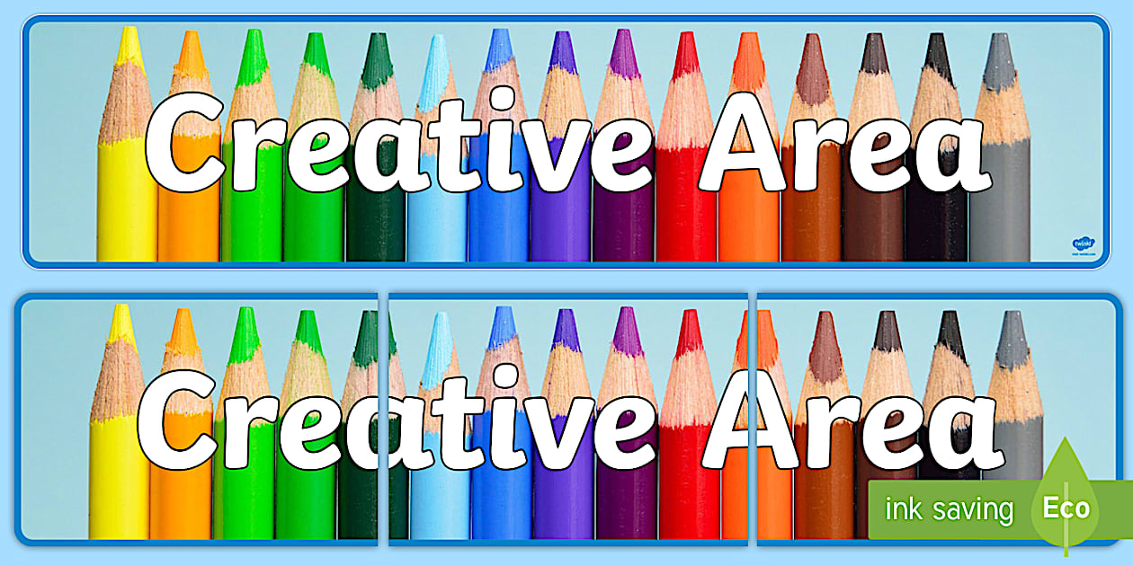 Creative Area Photo Display Banner (teacher made) - Twinkl