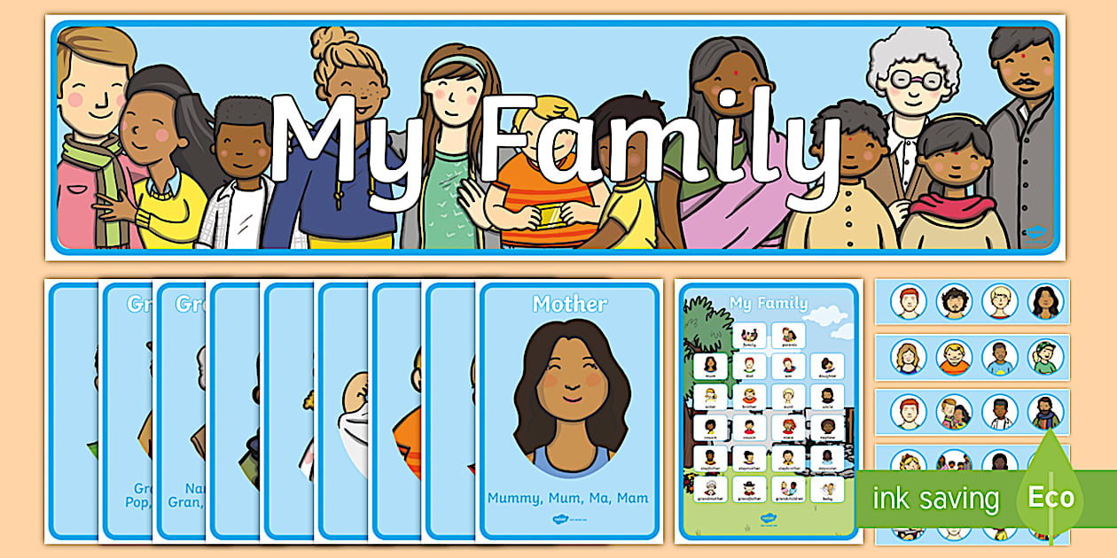 Personal and Family History Display Pack - Twinkl Resources