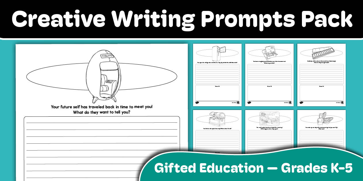 Creative Writing Prompts Pack for Gifted Education