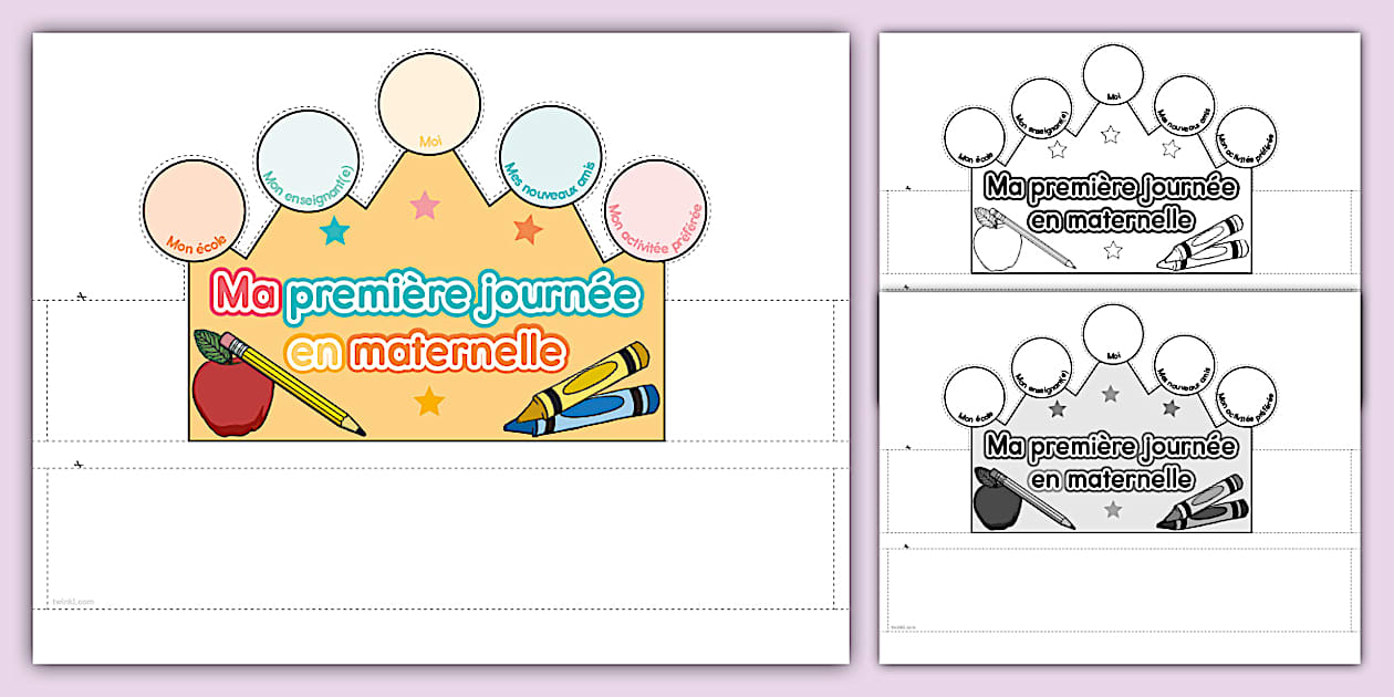 Bandeau : Jeu de rôle - Ma première journée en maternelle