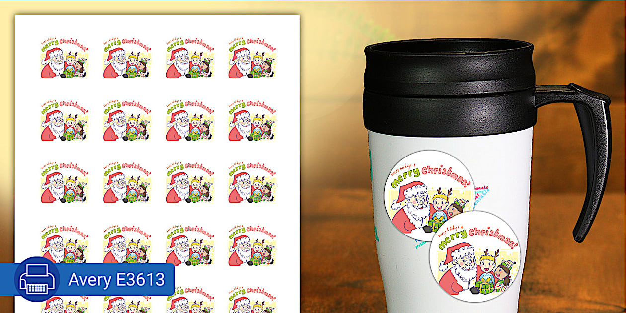 Happy Holidays - Merry Christmas - Stickers (teacher made)