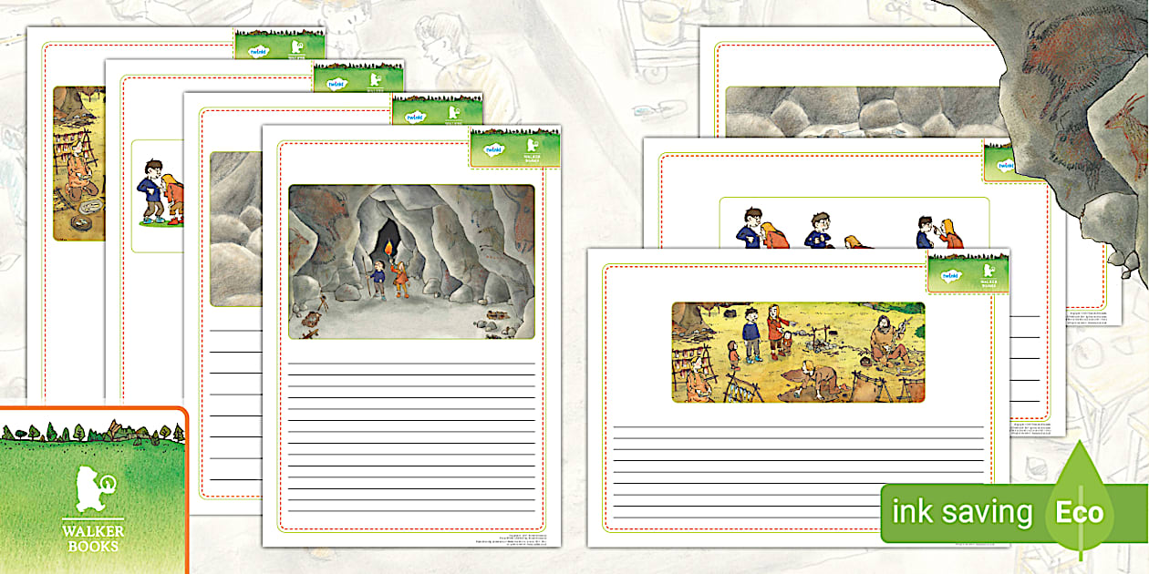 Stone Age Boy Writing Frames | Walker Books