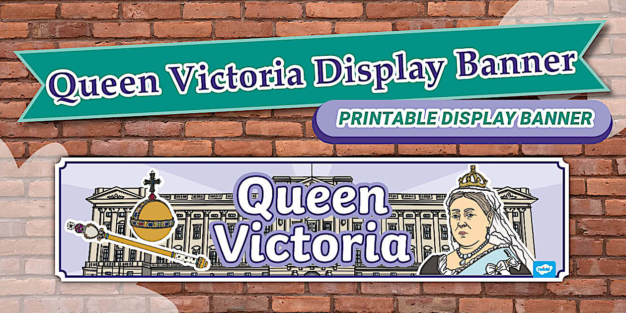 Queen Victoria Display Banner