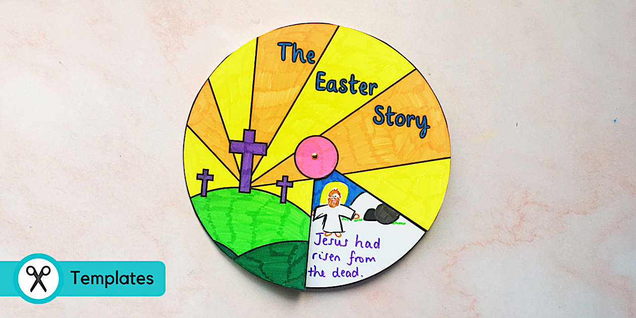 Easter Story Wheel | Story Spinner | Easter Activities
