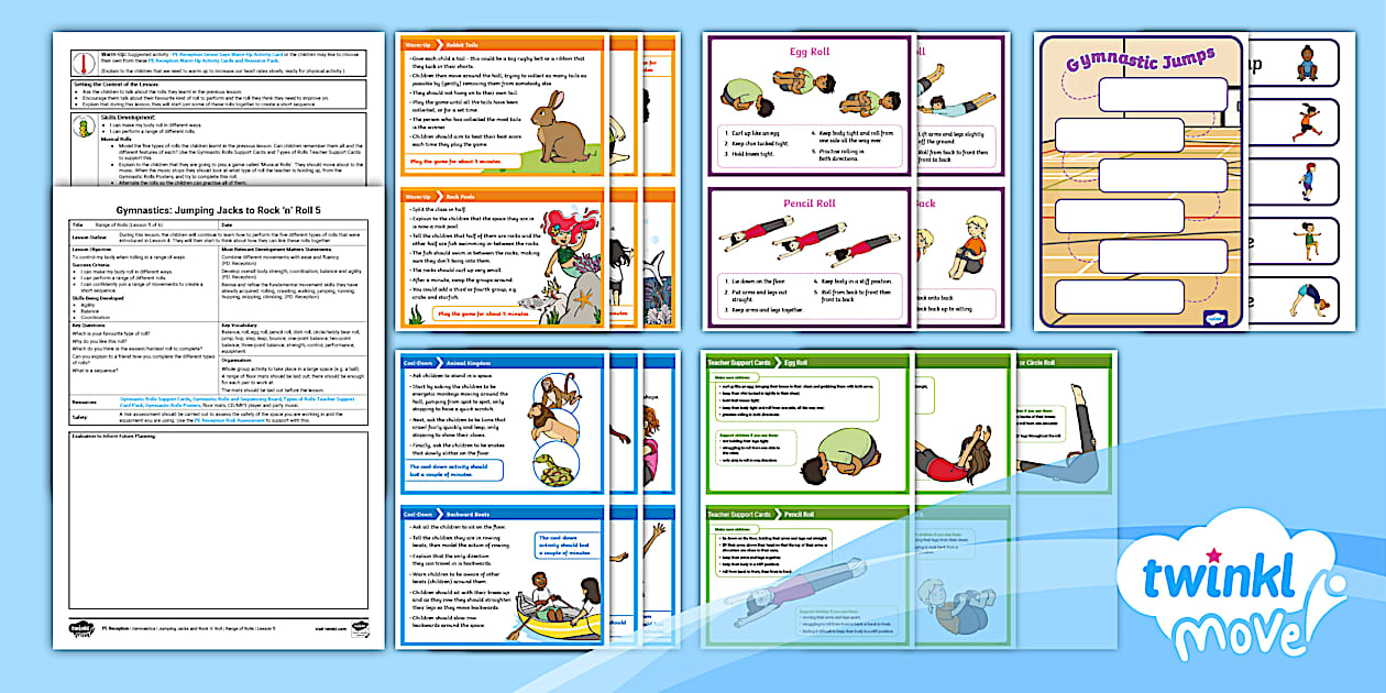 👉 Twinkl Move PE I Reception I Lesson 5 I Range of Rolls