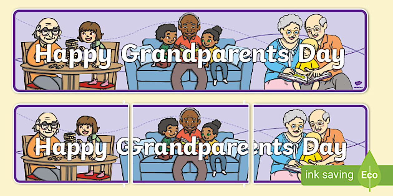 Happy Grandparents Day Display Banner
