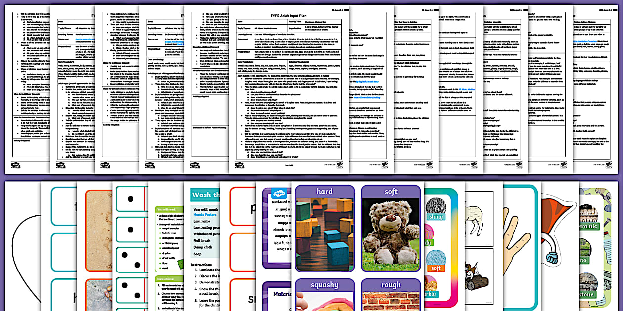 Kindergarten All About Me: My Senses Planning Pack (Ages 3-4)