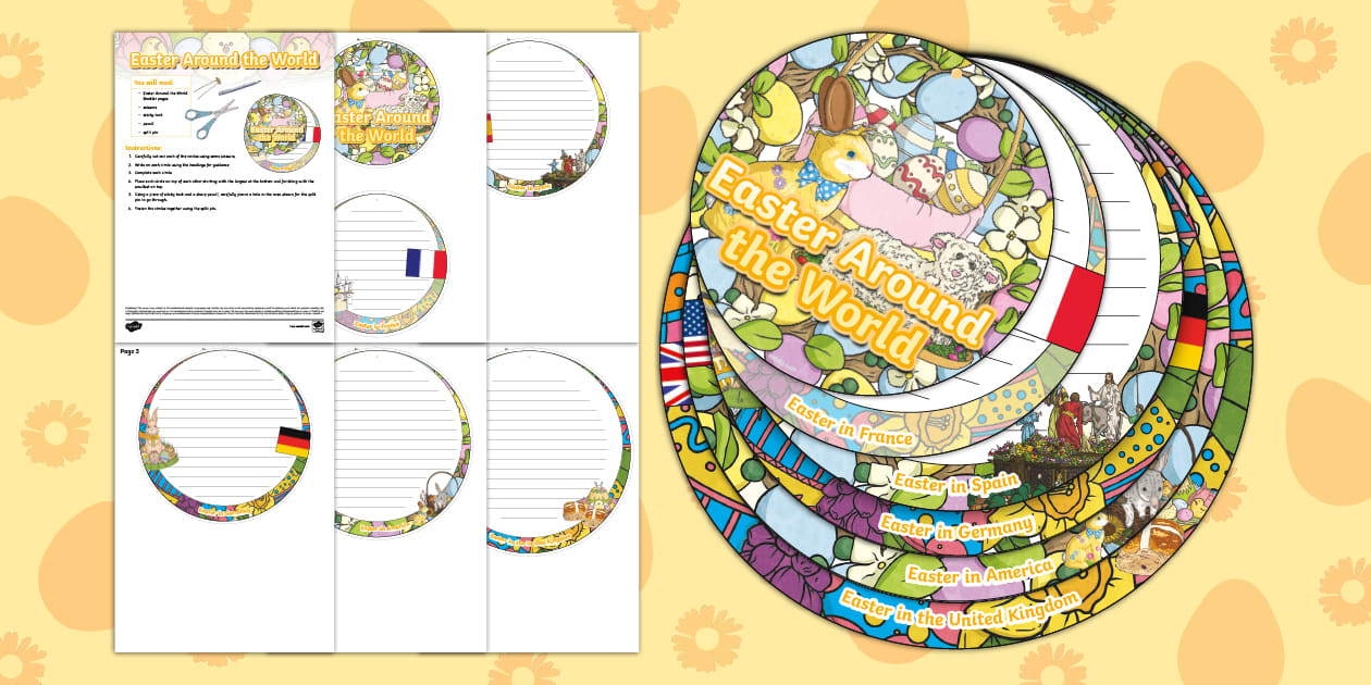 Easter Around the World Circles Booklet (Teacher-Made)