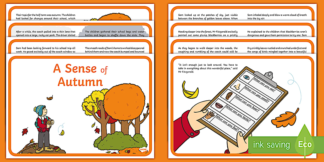 Exploring My World - A Sense of Autumn Story (teacher made)