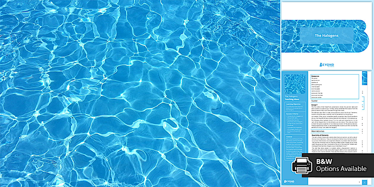 Group 7 Halogens Lesson Pack | KS3 Chemistry | Beyond