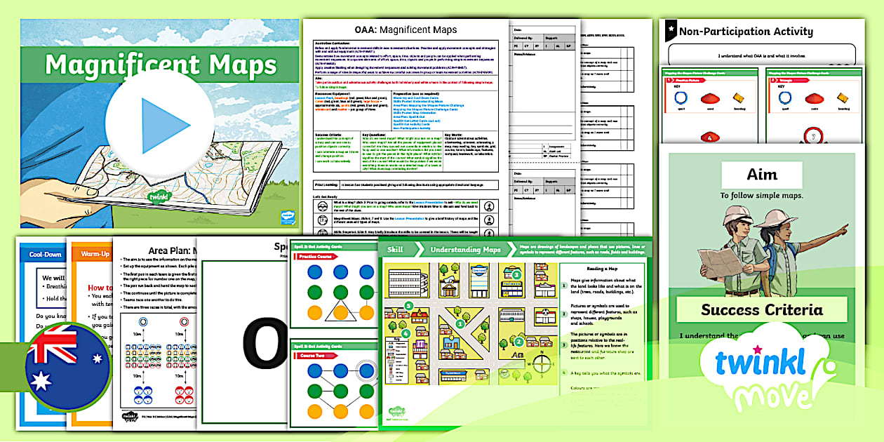 Year 3 OAA Lesson 5: Magnificent Maps Lesson Pack - Twinkl