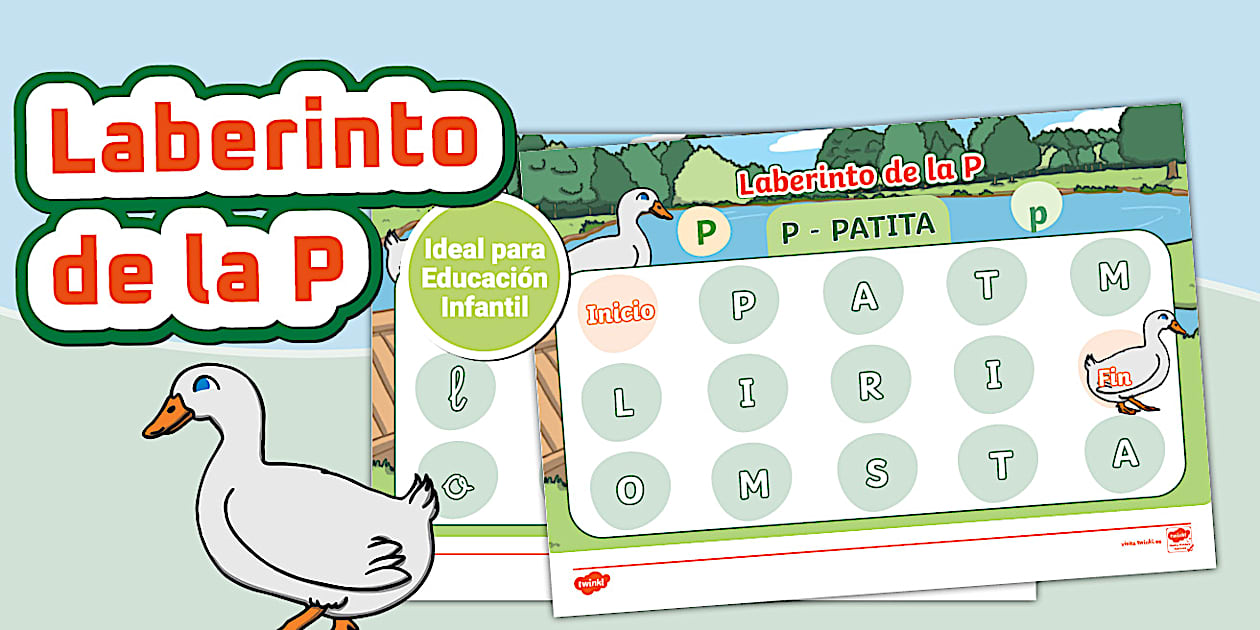 Ficha de actividad: Laberinto de la P