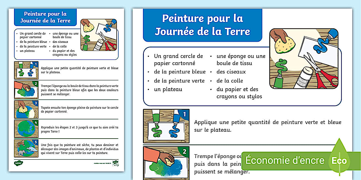 Peinture pour la Journée de la Terre