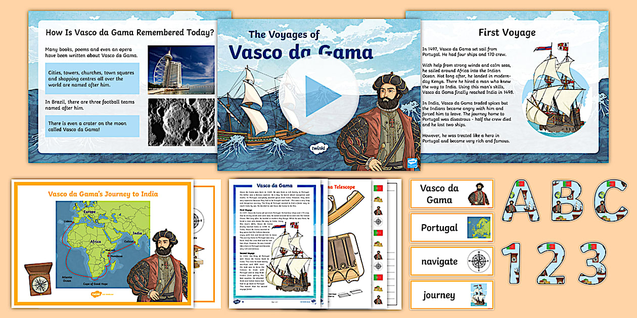 Vasco da Gama Activity Pack (teacher made) - Twinkl