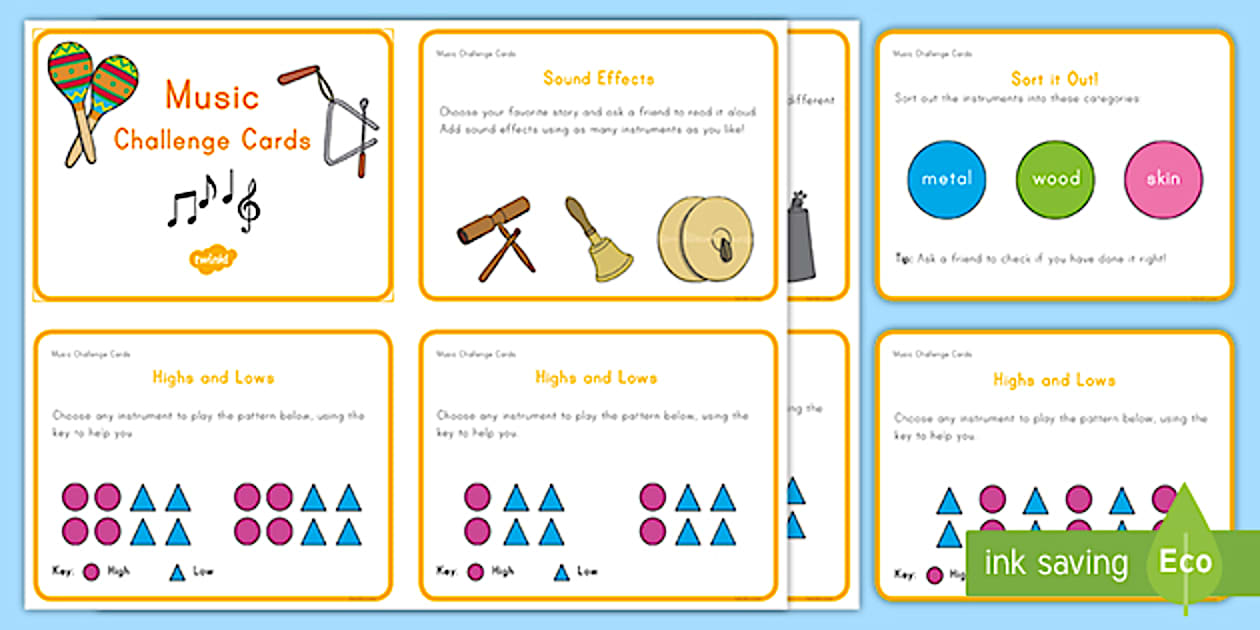 Music Worksheets For Kindergarten PDF | Twinkl USA - Twinkl