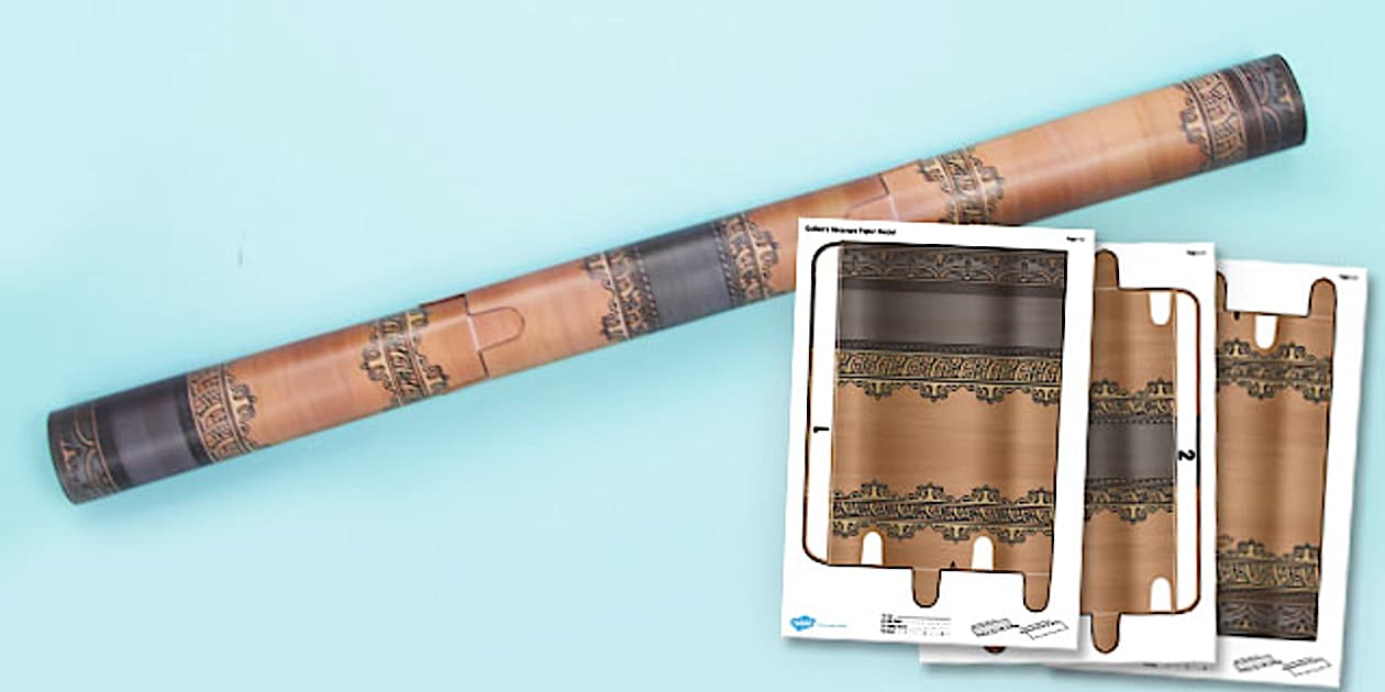 Galileo's Telescope Paper Model Activity