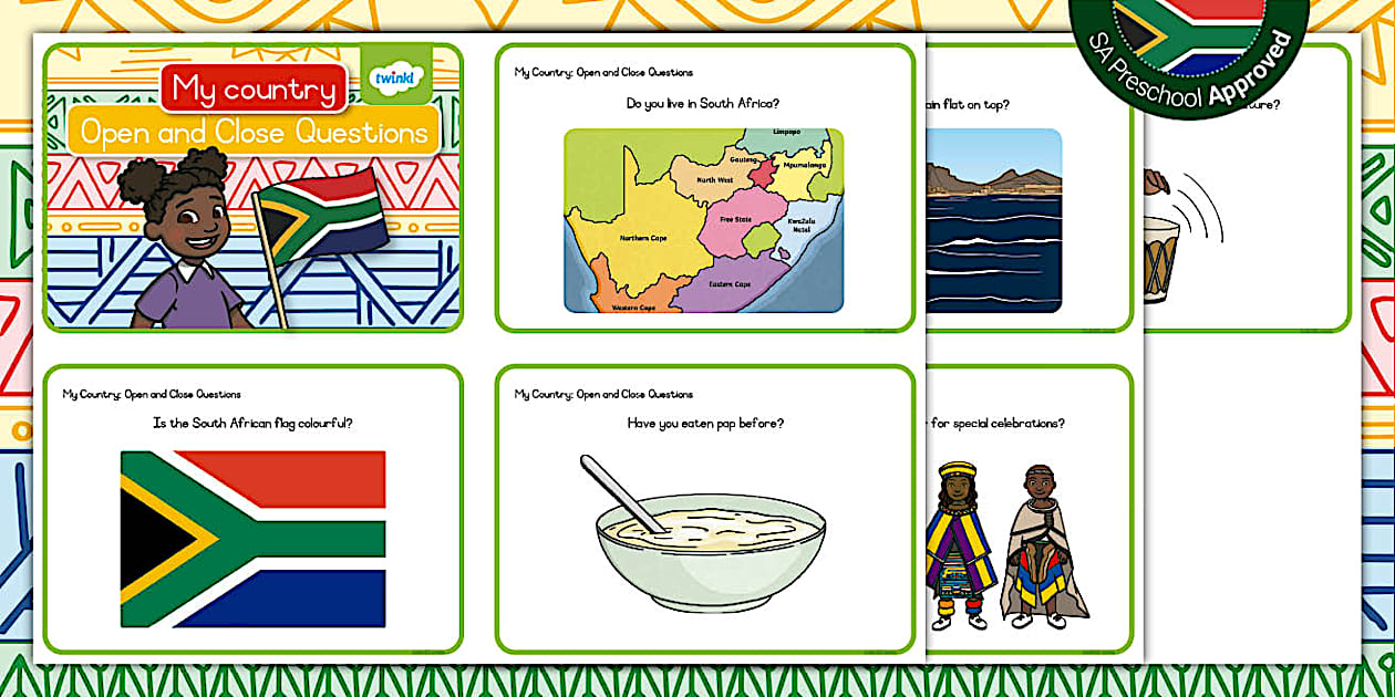 My Country: Open and Close Questions (teacher made) - Twinkl