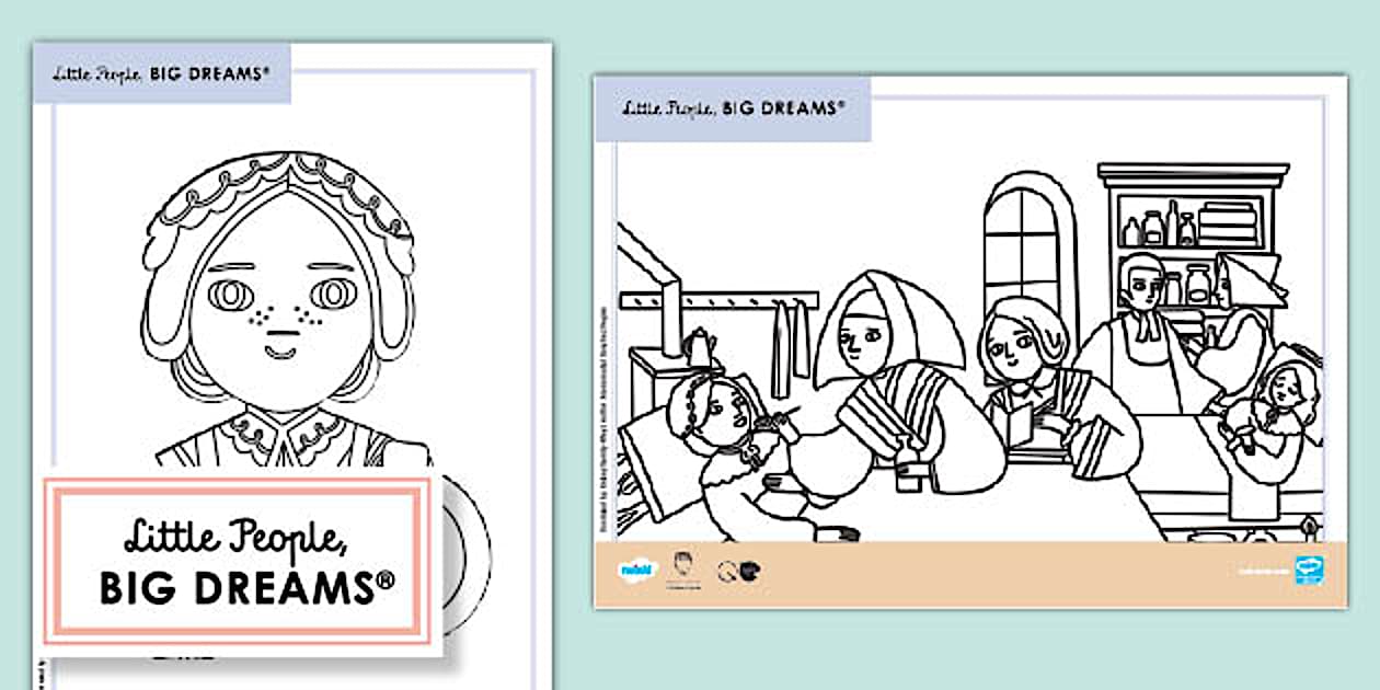 FREE! - Florence Nightingale Colouring Sheets (teacher made)
