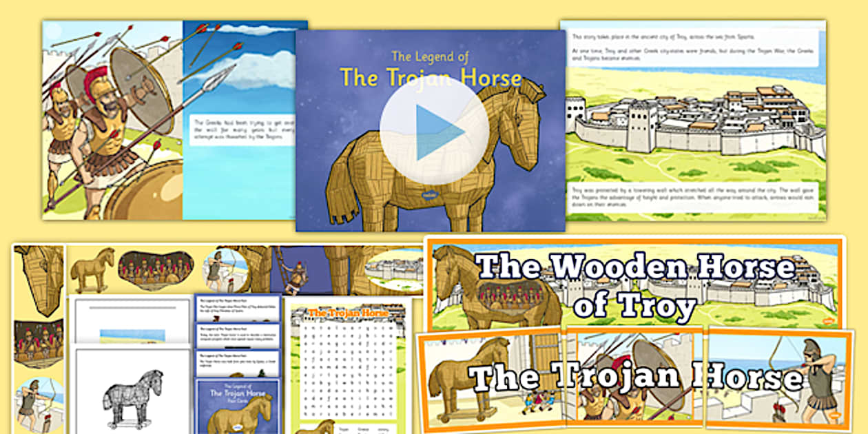 Trojan Horse Teaching Pack - KS2 Greek Mythology - Twinkl