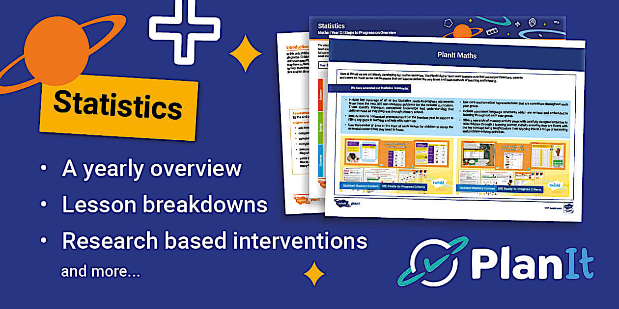 Primary Statistics Lesson Planning | Y2 Progression Overview