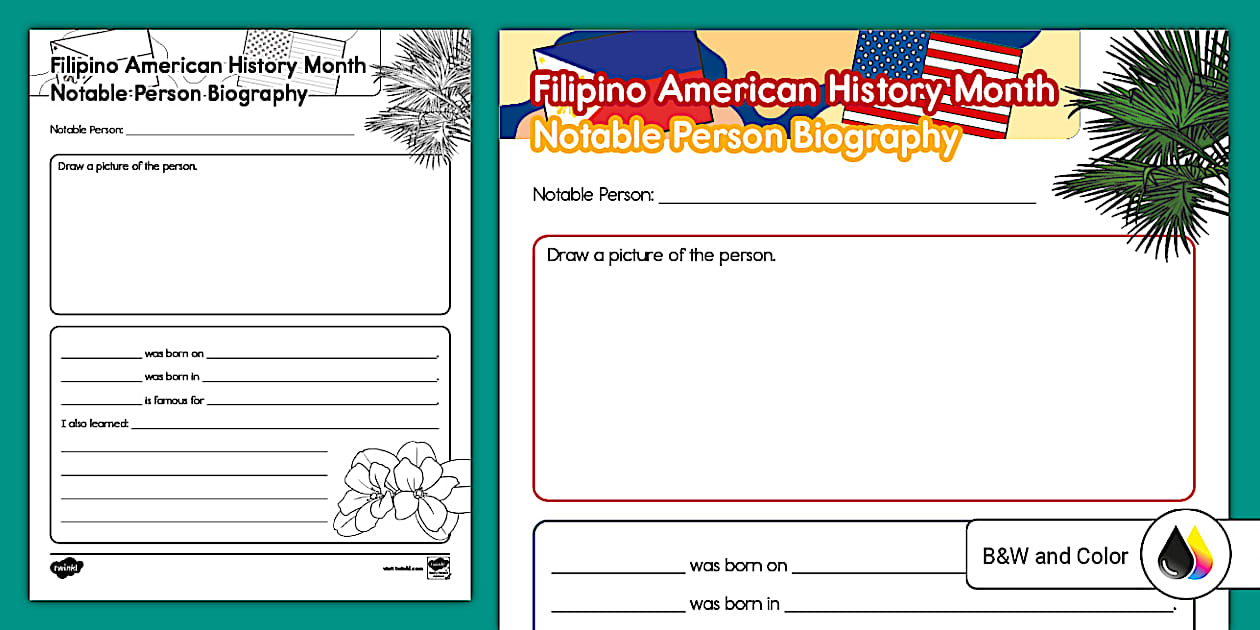 Filipino American History Month Notable Person Biography