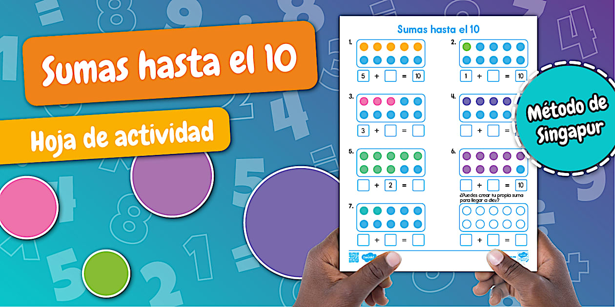 Hoja de actividad: Sumas hasta el 10