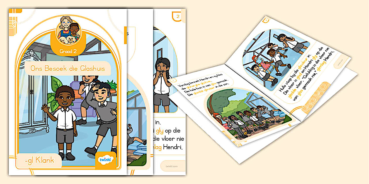 Graad 2 Klanke Leesboek gl- (teacher made) - Twinkl