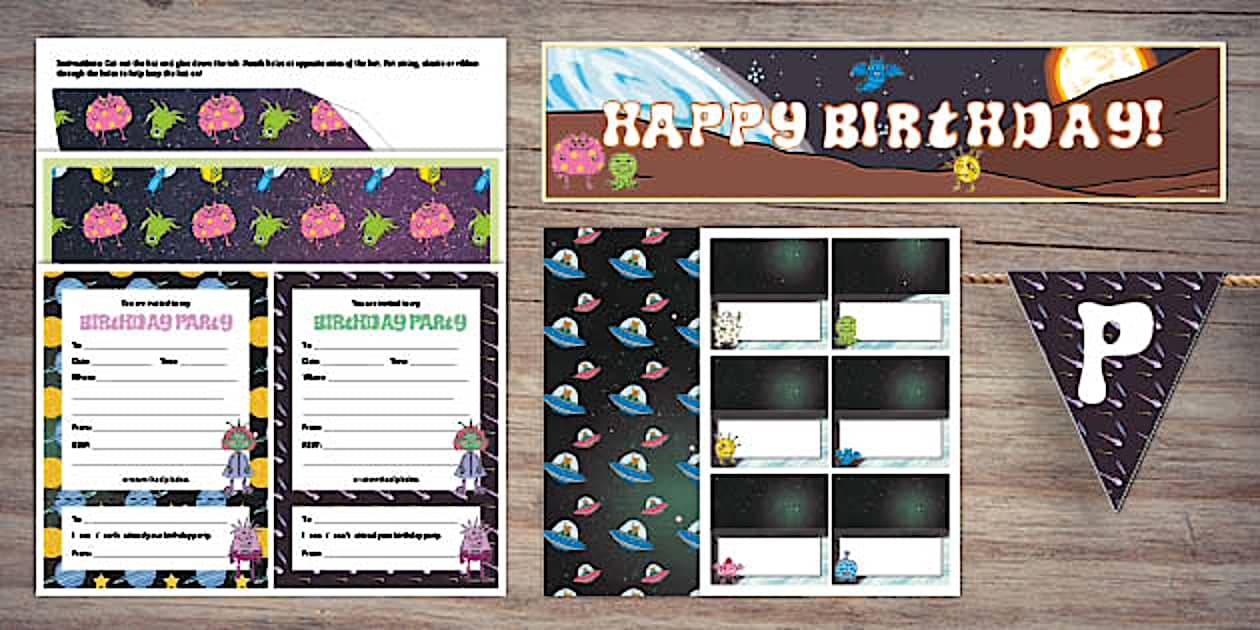 Aliens Party Decoration Ideas | World UFO Day (teacher made)