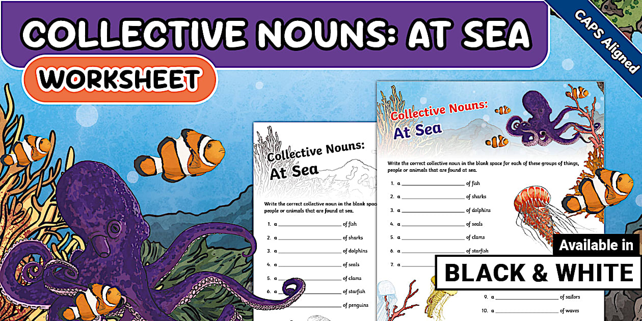 Intermediate Phase English Collective Nouns: At Sea