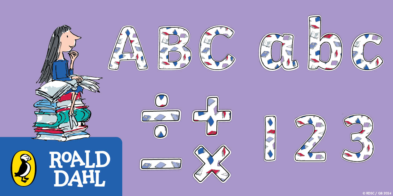 FREE! - 'Matilda' Display Lettering | Roald Dahl | Twinkl Resources