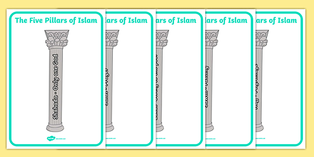 5 Pillars of Islam in Order | RE Teaching Resources - Twinkl