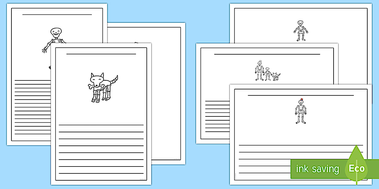 Writing Frames to Support Teaching on Funny Bones - Twinkl