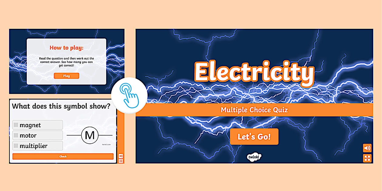 Electricity Interactive Quiz (teacher made) - Twinkl