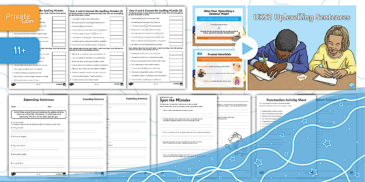 11+ Creative Writing Sentences Pack (teacher made) - Twinkl