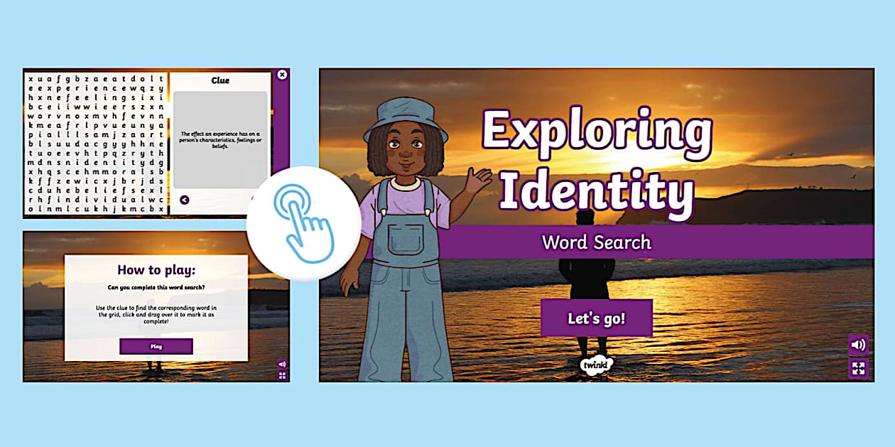 RE: Exploring Identity: UKS2 Interactive Word Search
