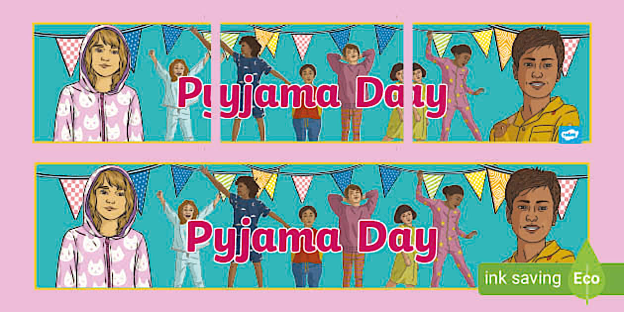 Pyjama Day Display Banner (teacher made) - Twinkl
