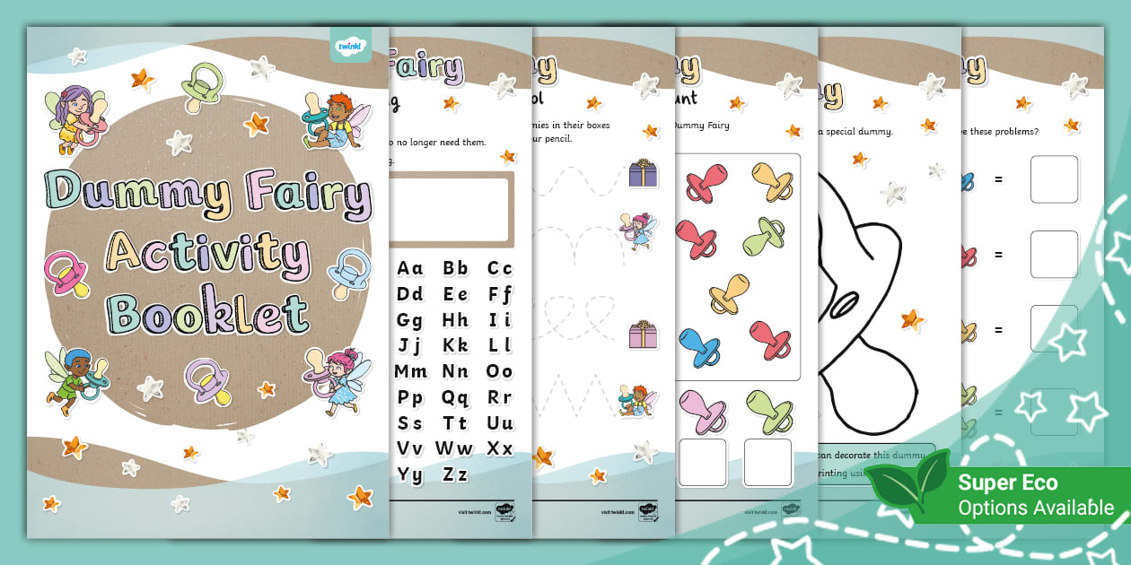 Dummy Fairy Activity Booklet {EYFS} (teacher made) - Twinkl