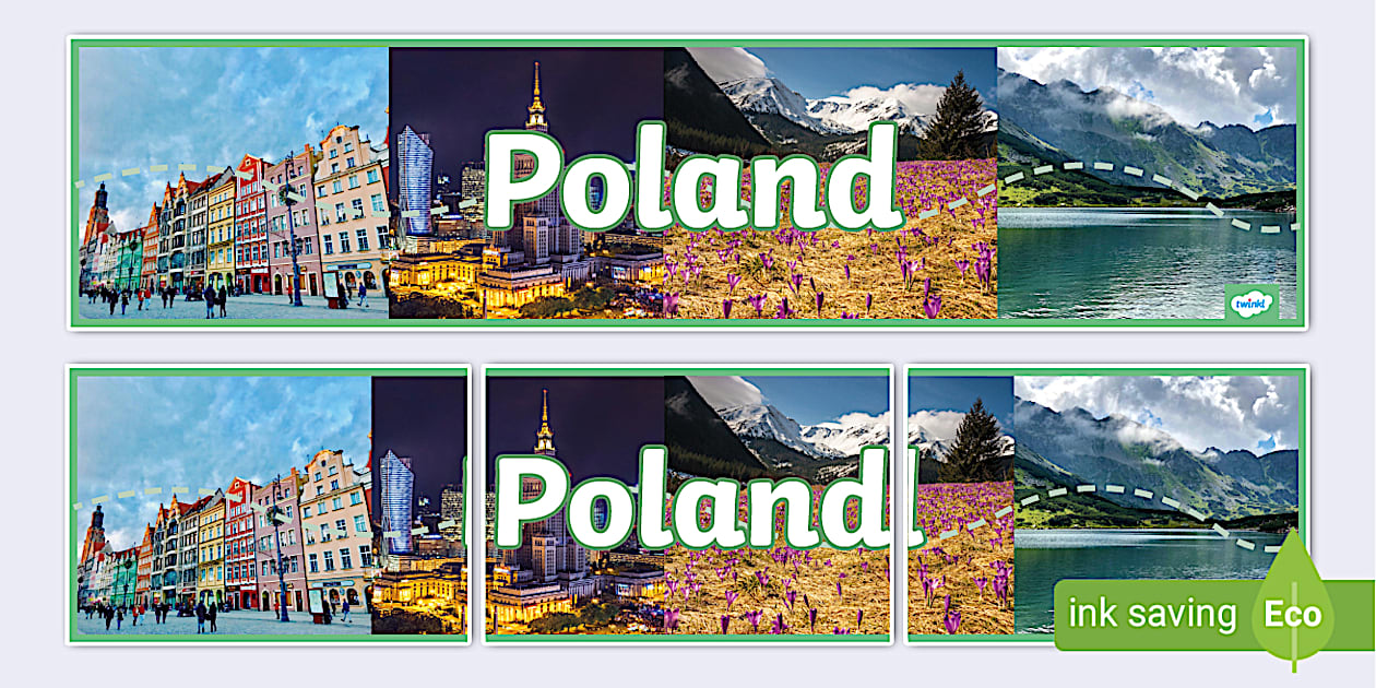 Poland Photo Display Banner (teacher made) - Twinkl