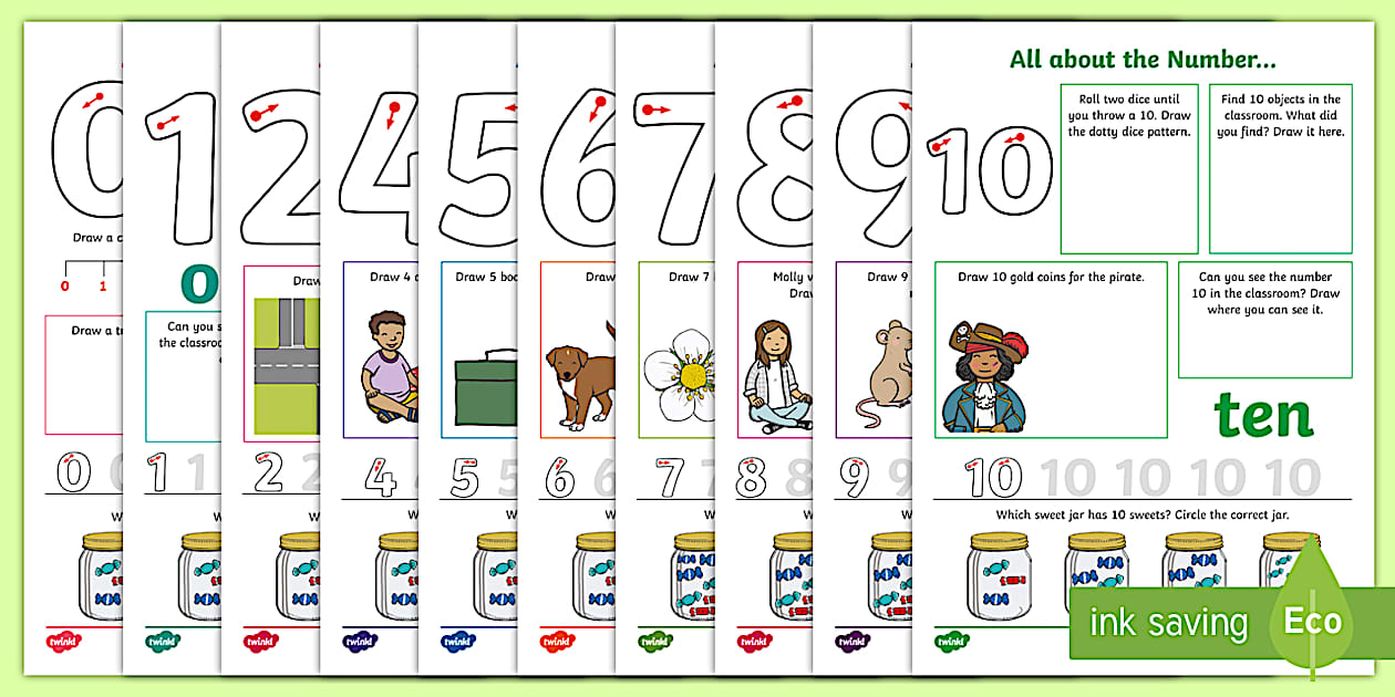 All About the Number 0-10 Activity Pack - Twinkl