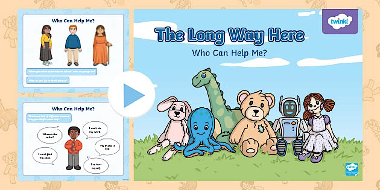 'The Long Way Here': Who Can Help Me? PowerPoint | Twinkl