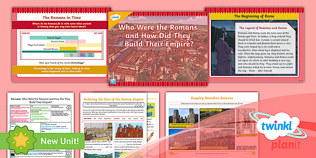 Who Were the Romans PowerPoint & Lesson Pack - KS2 History